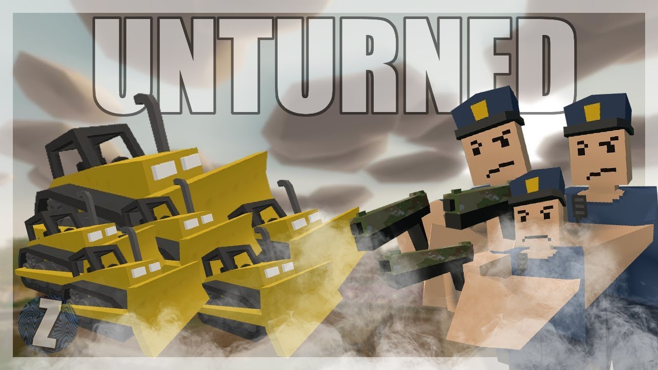 Unturned: Police and Bulldozers (RP TROLLING) - YouTube