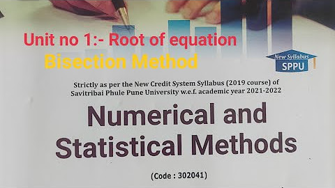 Insem video (numerical and statistical methods)(nsm) unit 1 and 2 - YouTube