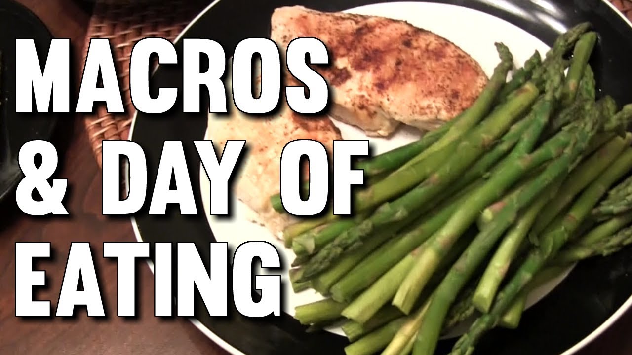 FULL DAY OF EATING WITH MACROS - YouTube