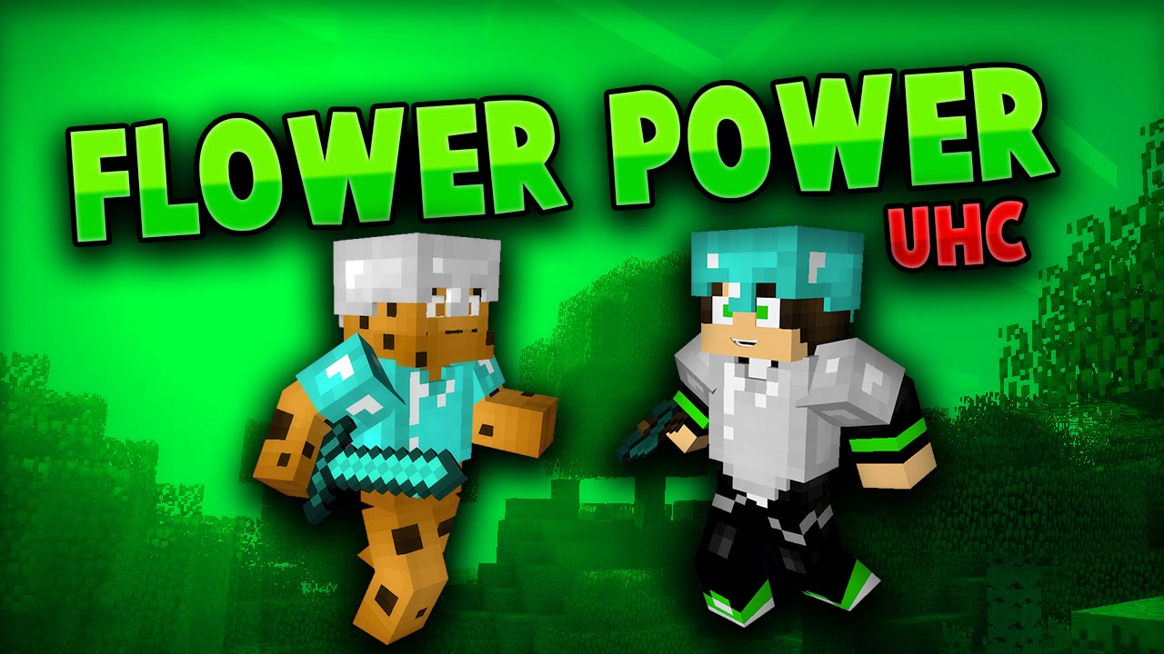 Flower Power UHC #1 "THE COOKIE MONSTER!" - YouTube