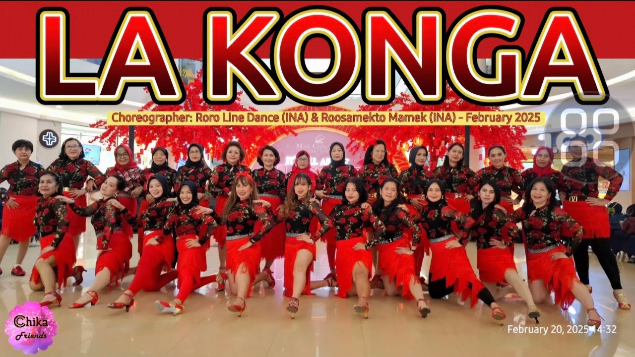 LA KONGA | Line Dance | MCC Class - YouTube