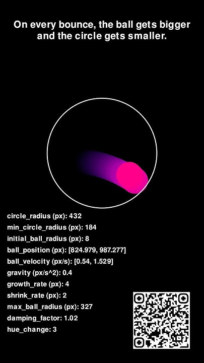 Ball bouncing simulation - YouTube