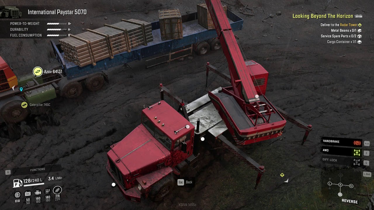 SnowRunner Cargo clipping through trailer 23-May-2020 - YouTube
