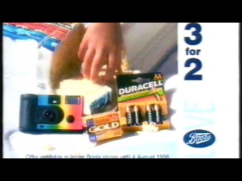 Boots 3 for 2 advert - Broadcast 12th July 1998 ITV (UK) - YouTube