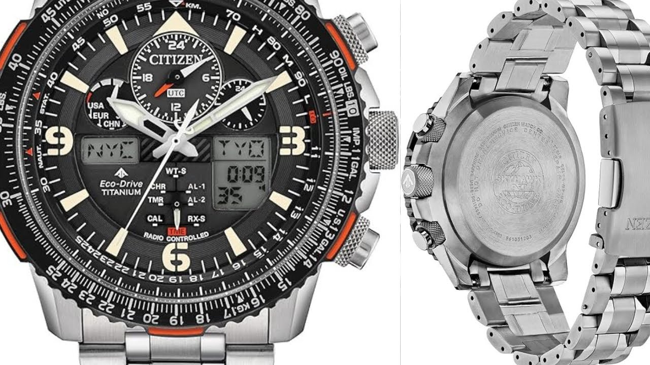 Citizen Men's Promaster Air Skyhawk 45mm (Model: JY8108-53E) - YouTube
