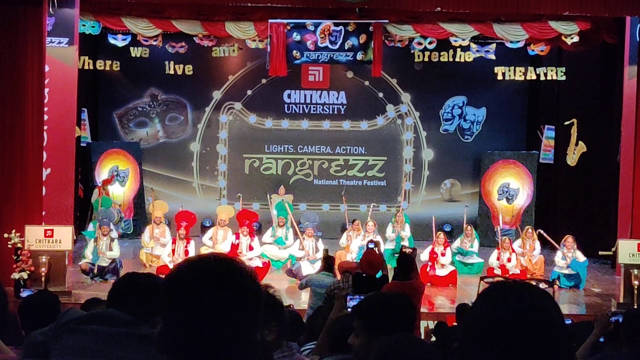 Rangrez Fest. Bhangra Chitkara University 2019 - YouTube