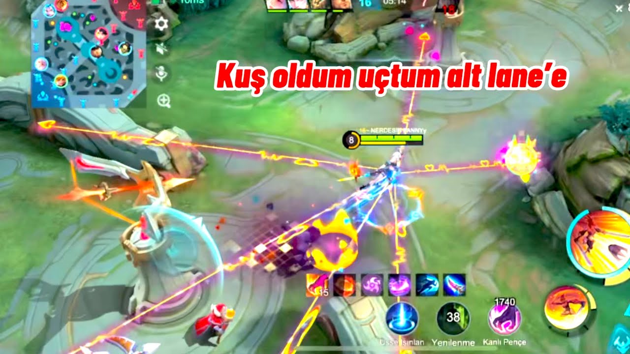 KUŞ OLDUM ALT LANE E KONDUM !! - YouTube