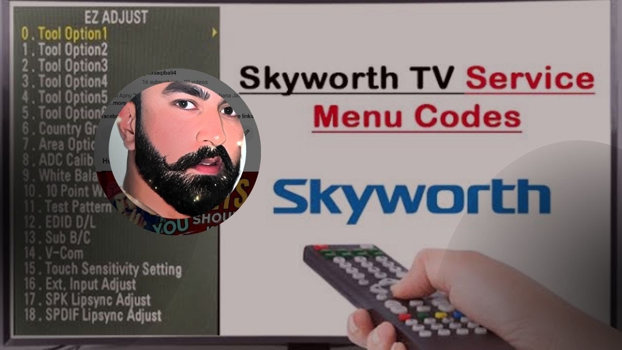 How To Open 32" Led TV Skyworth Service Menu | 32" Skyworth Led TV ka Secret Code Kaisy Kholty ...