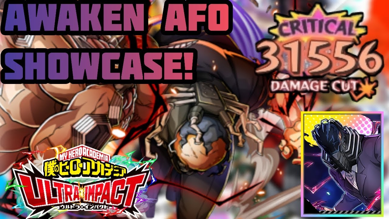 My Hero Ultra Impact - Awaken AFO Is Powerful! [Best Villain Unit ...