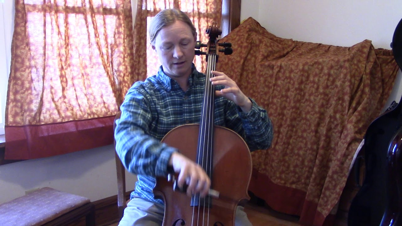 Second Position Lightly Row for Cello - YouTube