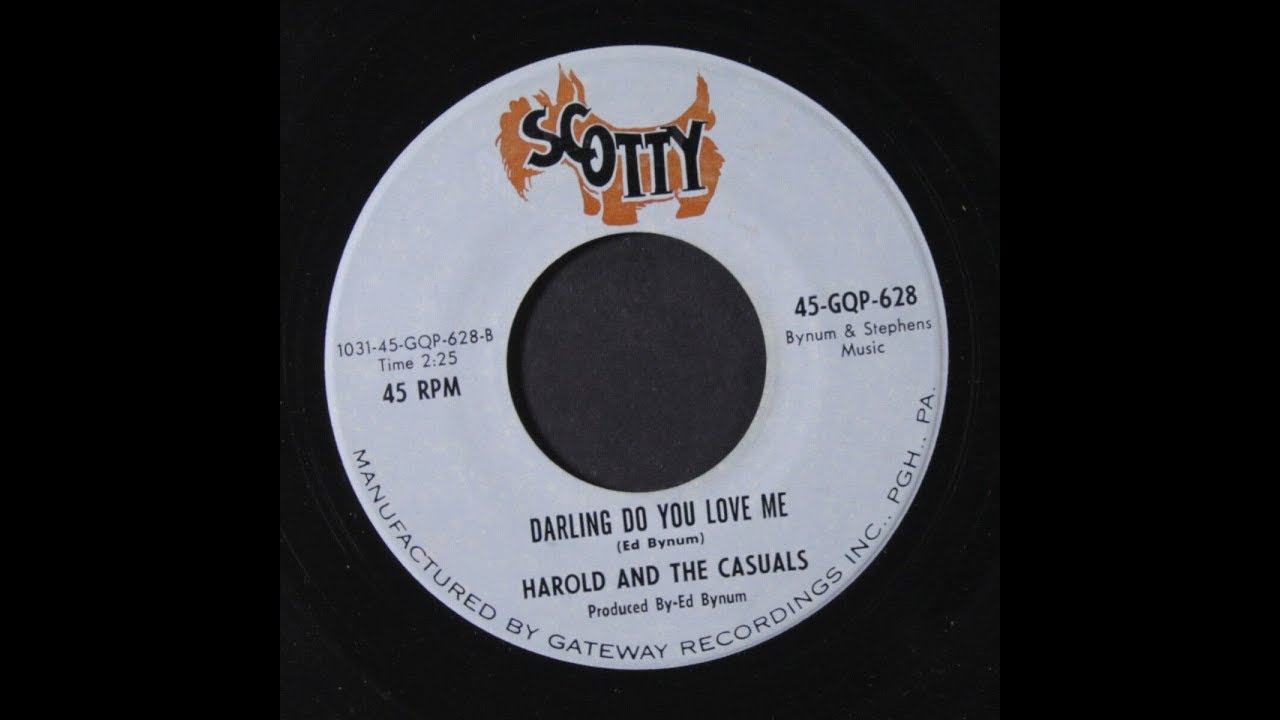Harold And The Casuals - Darling Do You Love Me 1964 - YouTube