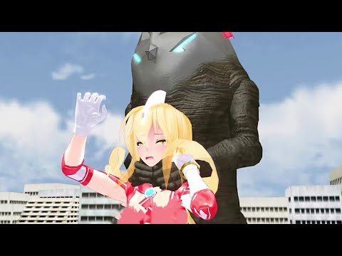 Ultrawoman Jack vs Alien NackleウルトラマンNữ siêu nhân Jack đấu vs Quái vật và người ngoài hành tinh