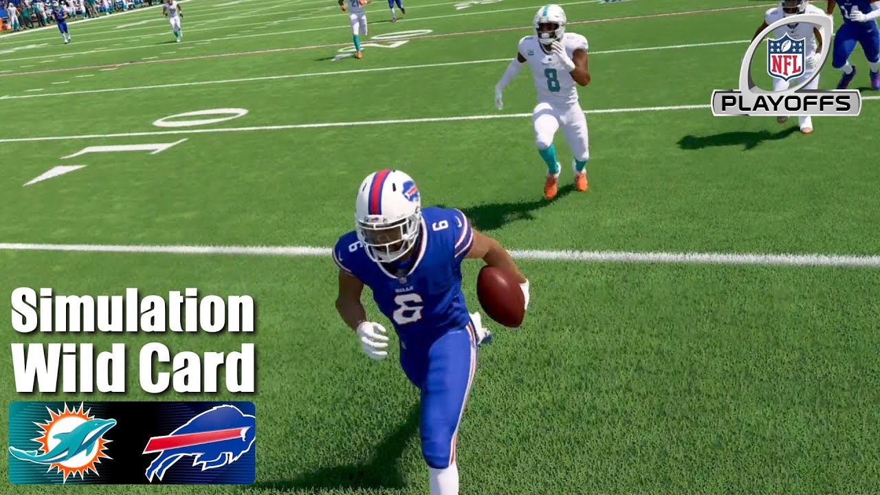【NFL】Wild Card Simulation B (T.Thompson)｜Miami Dolphins vs Buffalo ...