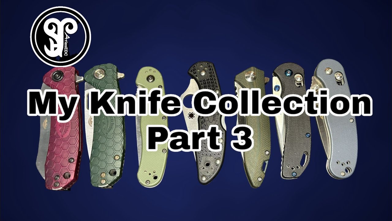 My Knife Collection - Thinking I am Cool - YouTube