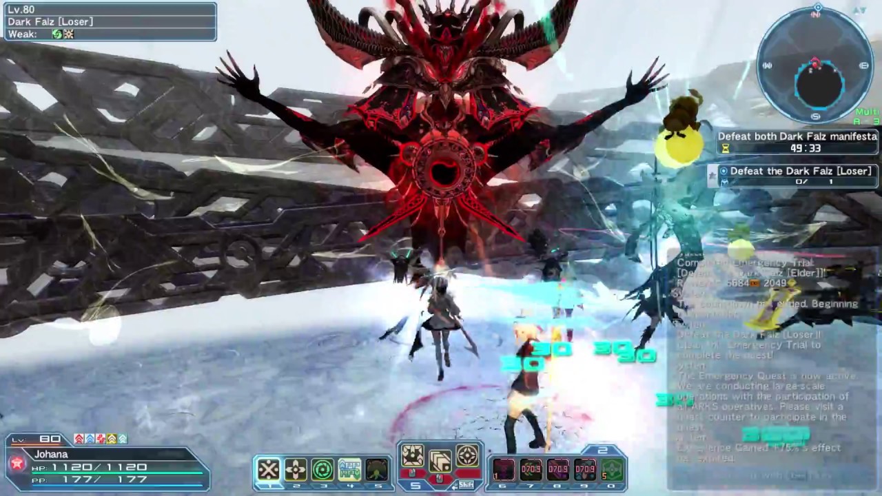 Phantasy Star Online 2 JP - The Profound Invasion (Boosted - Extra Hard ...