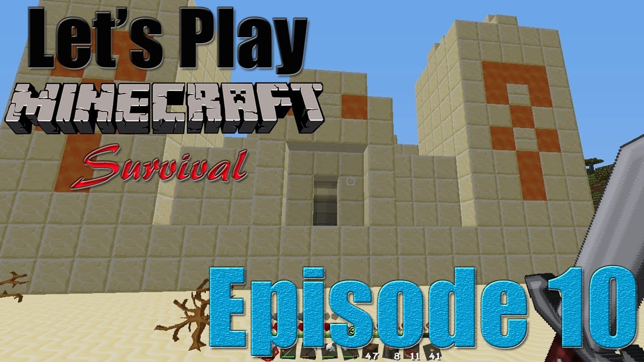Let's Play Minecraft - Episode 10 - A Desert Discovery - YouTube