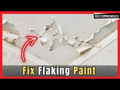 How To Repair Bathroom Celing Paint Flaking Off