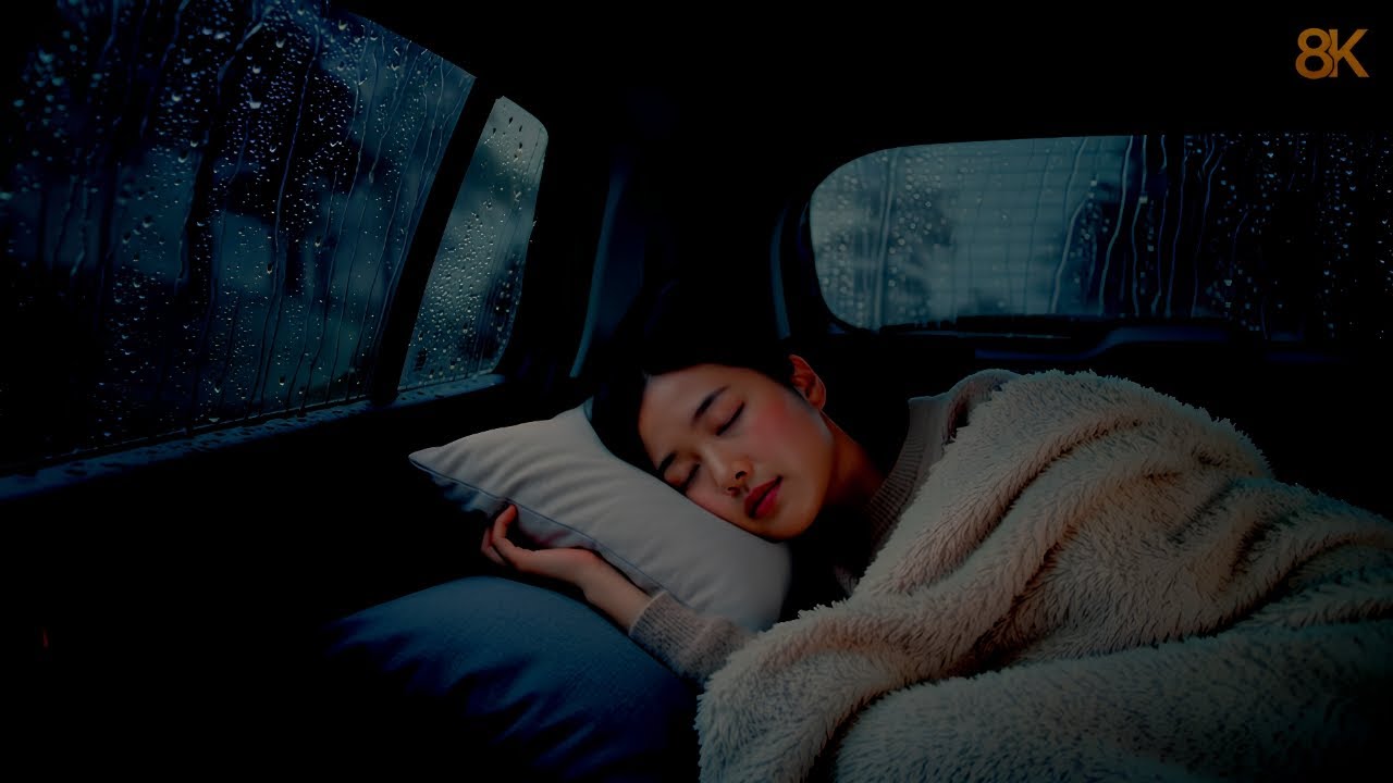 Rain on Car Sleep Sounds | White Noise 10 Hours for Deep Sleep - YouTube