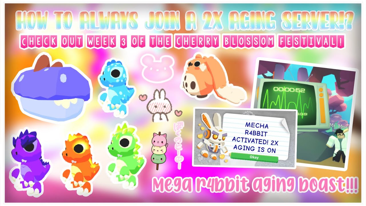 How to get 2x aging all the time and find all the eggs for the Mega ...