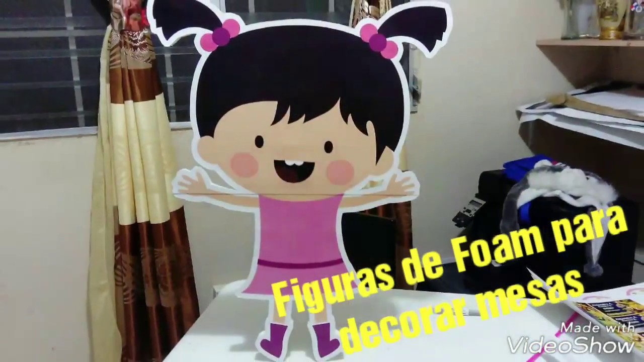 SMTG DISEÑO GRAFICO 🖥 Figuras de Foam decorar Fiestas - YouTube
