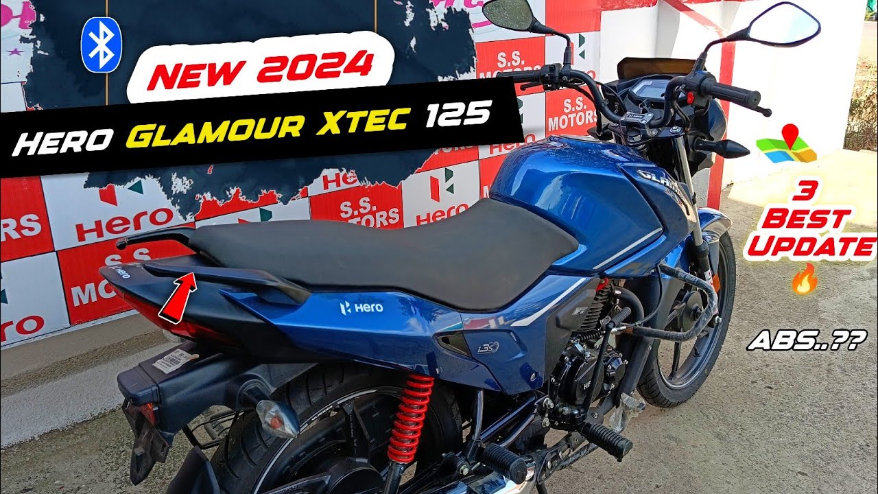 New Bs7 Model Hero Glamour Xtec 125 Blue Colour 2024 Review🔥|Abs मिलेगा ...