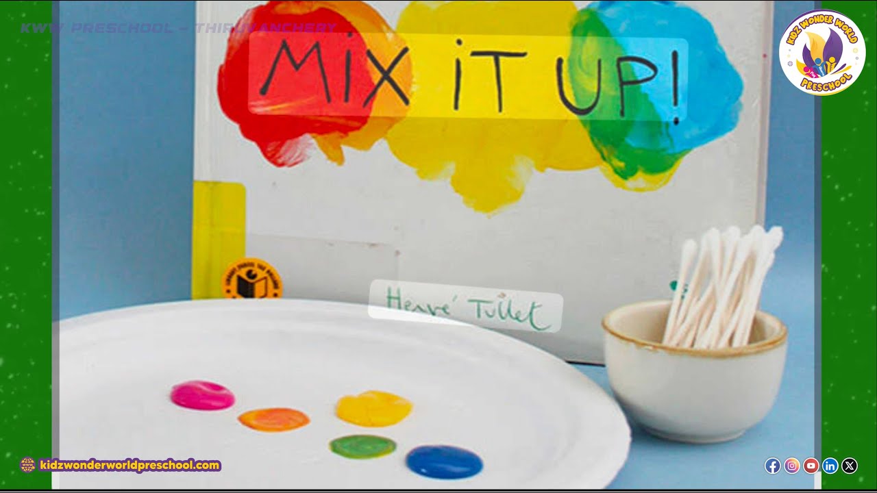 Colour Magic Activity at Kiz Wonder World Preschool - Thiruvanchery ...