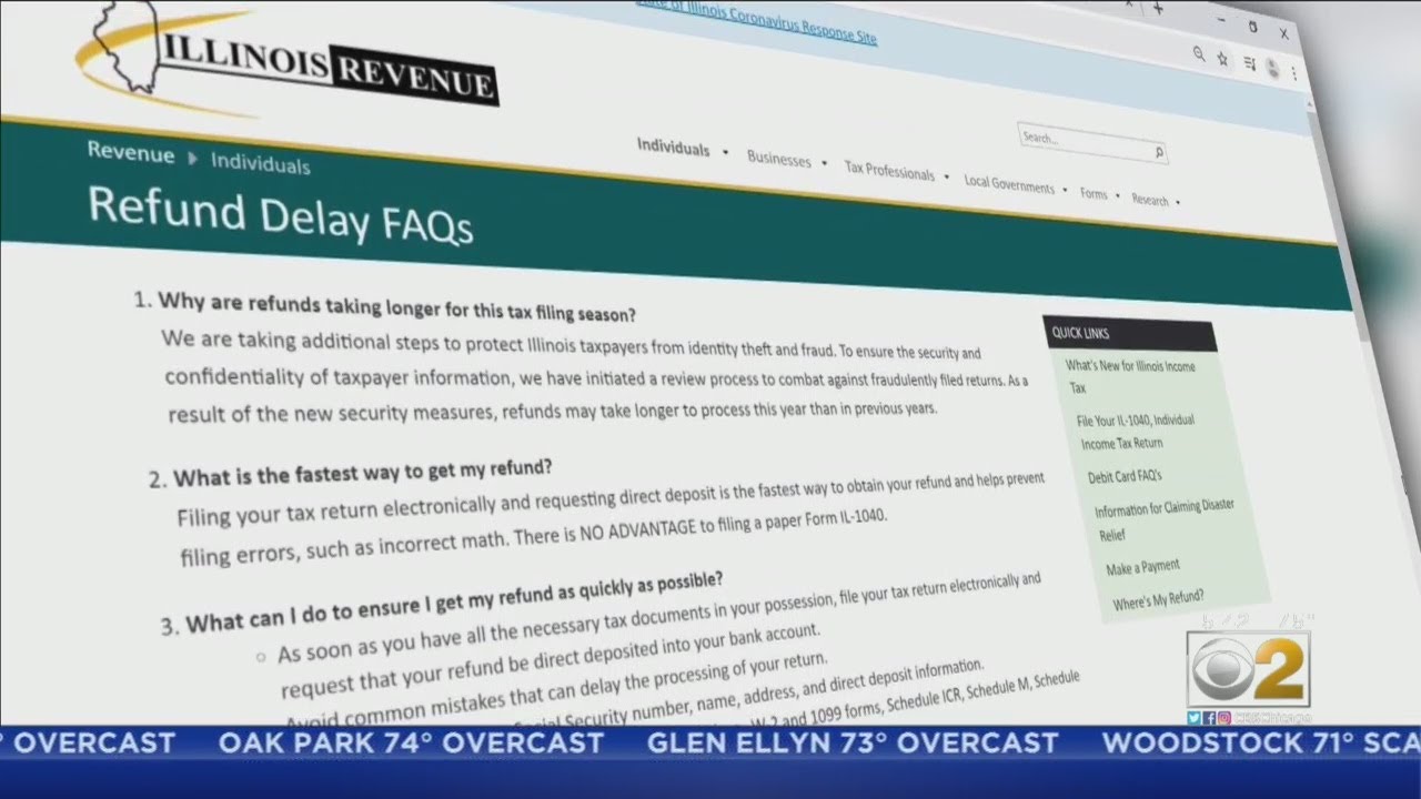Tens Of Thousands Of Illinois Taxpayers Who Submitted Returns Early ...