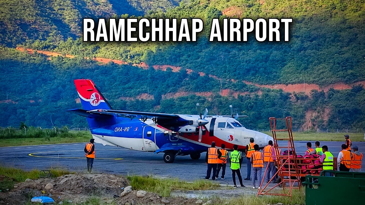 Ramechhap Airport approach...Landing November 2022 || Manthali Airport Nepal || Ramechhap ...