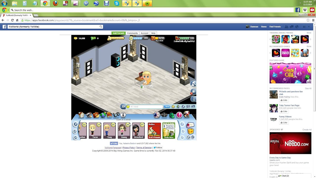 How To Get Free Yocoins on Yoworld (Yoville) !!! - YouTube