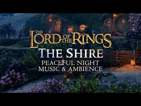 Lord of the Rings | 🌙 Night in The Shire, Peaceful Music & Ambience During a Beautiful Clear Night