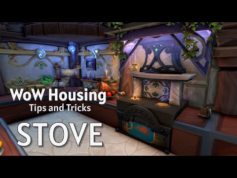 WoW Housing: Custom Semi Realistic Stove : Elf Themed Kitchen