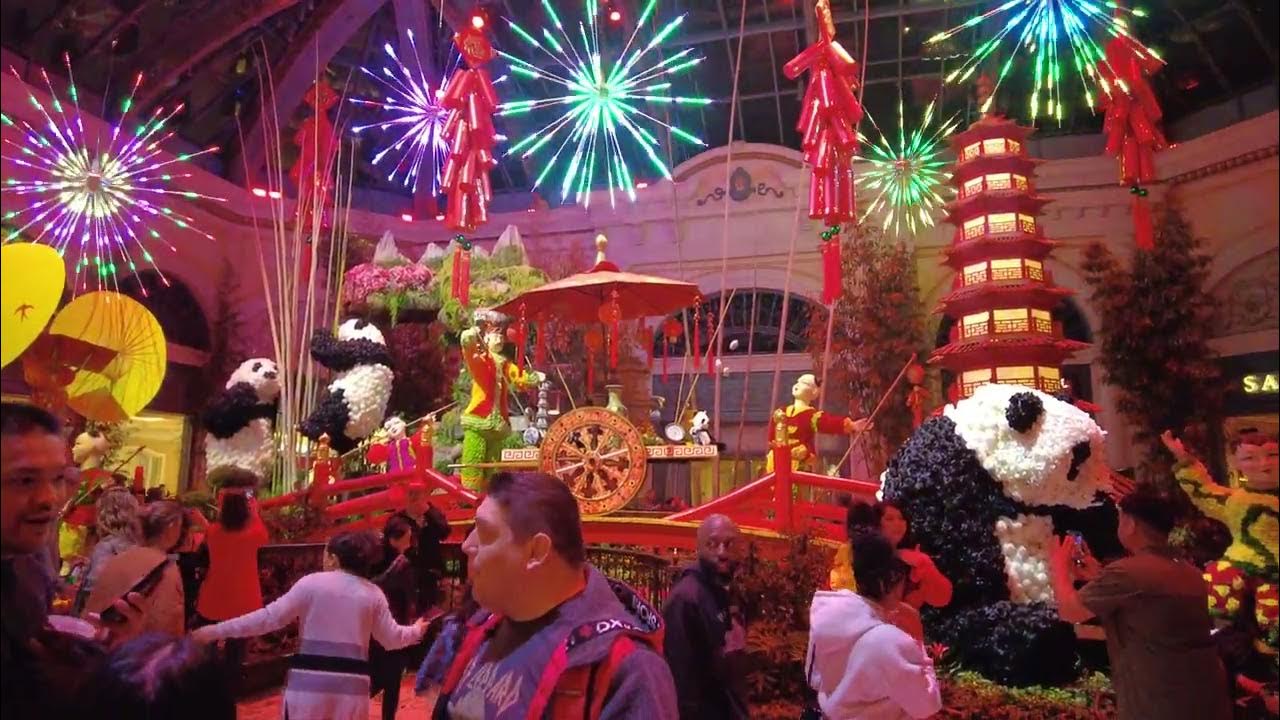 Exploring the Las Vegas Bellagio Conservatory's 2025 Lunar New Year Exhibit - YouTube