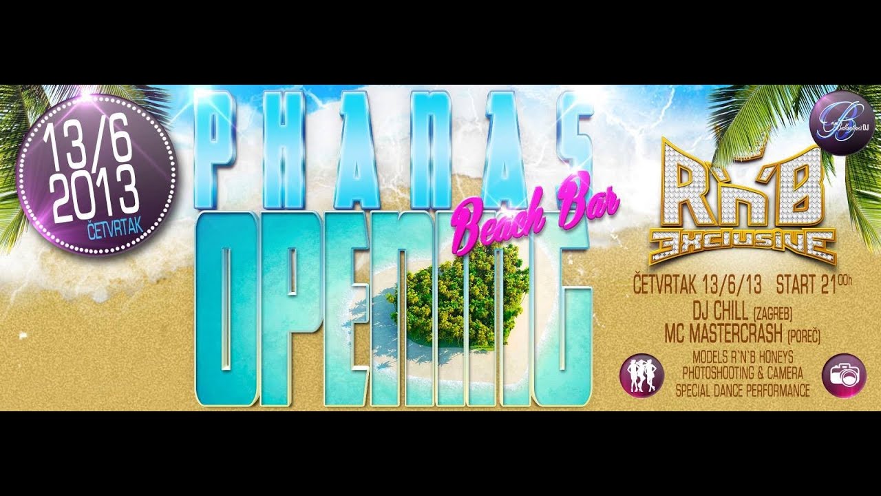 Phanas Beach Bar Party / RnB Exclusive - Izlasci Rijeka - YouTube