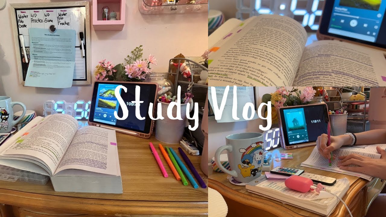 Short Study Vlog || study motivation || vlogswmelody - YouTube