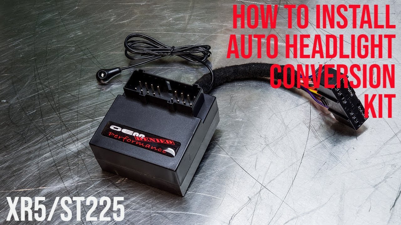 Auto head light module install Focus ST225 / XR5 Turbo - YouTube