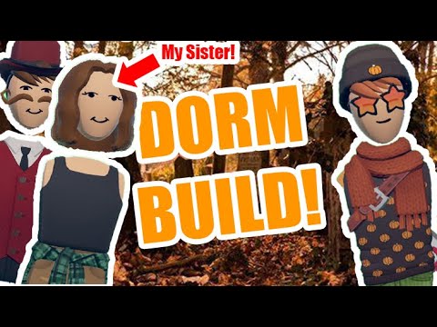 HALLOWEEN DORM BUILD BATTLE! (feat. My Sister, Moose) - YouTube