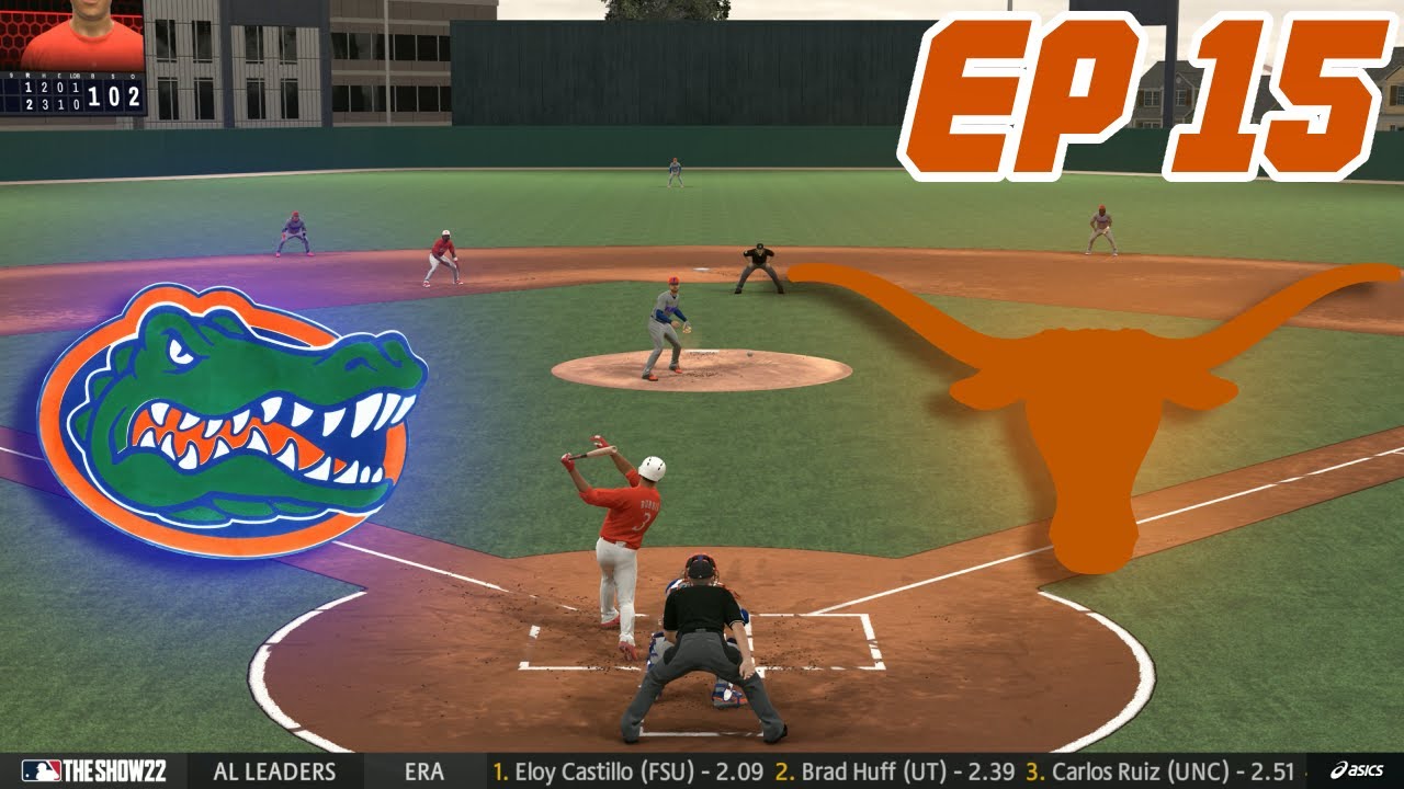 NCAA Baseball 22! Gators attacking in Austin! - YouTube
