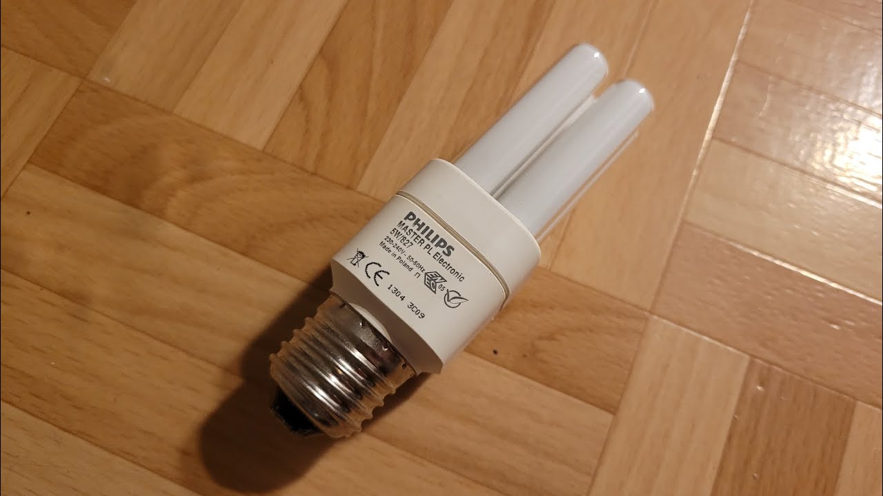 Lampe fluocompacte PHILIPS Master PL-Electronic 5W/827 Warm White 230v ...