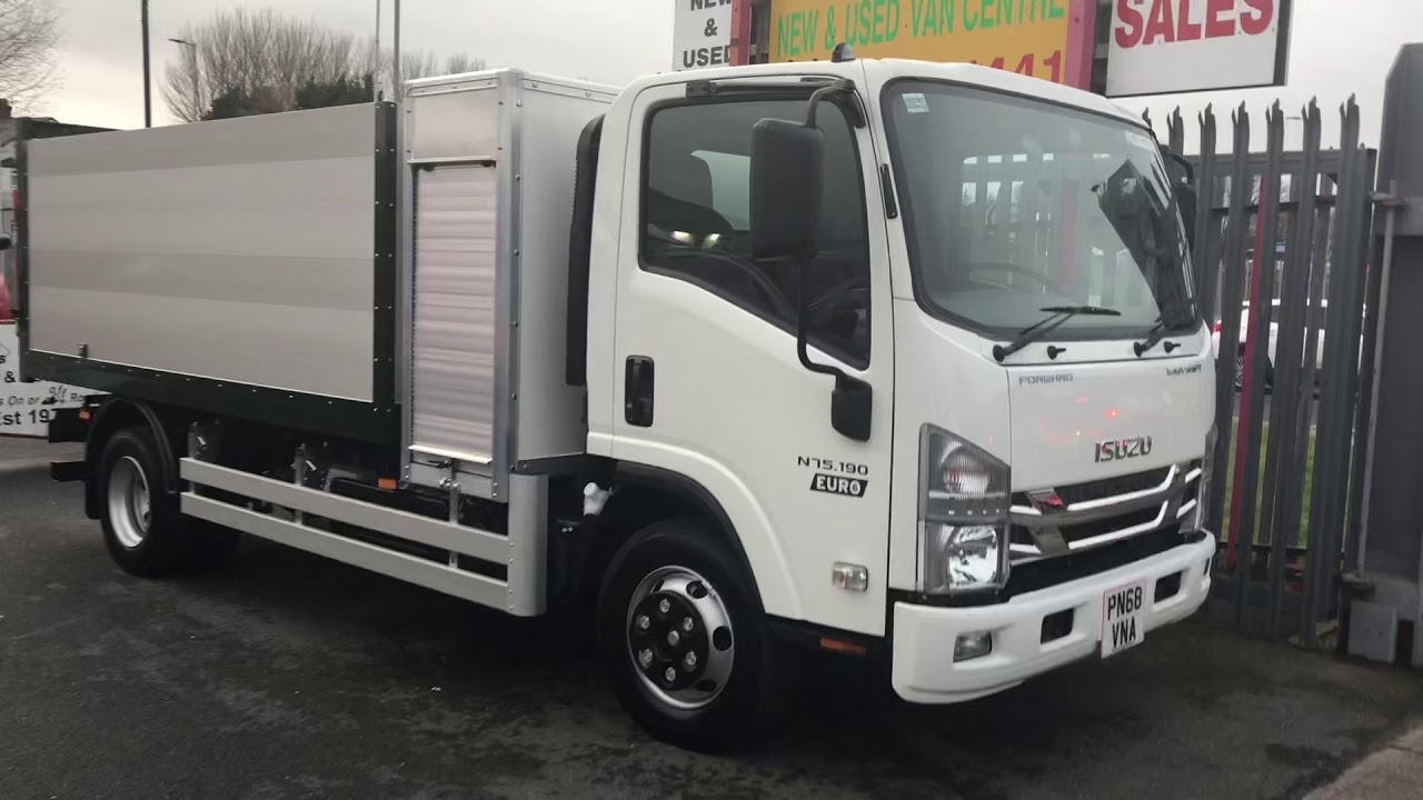 New Isuzu N75.190E TREE SURGEON SPEC TOOL POD & TIPPER... - YouTube