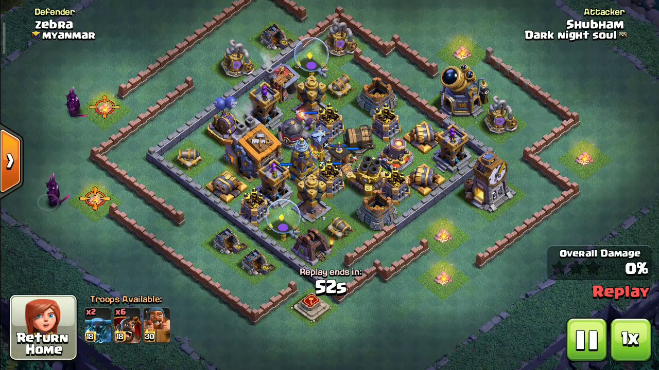 TIE BREAKER - 1st tie breaker in coc bh 9 - YouTube