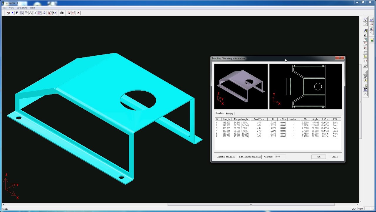 AMADA AP100 Introduction to CAD 10 - YouTube