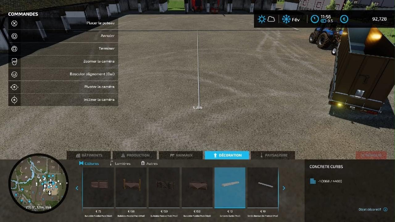 FS 22 : Mod Concrete Crubs ( bordure ) - YouTube