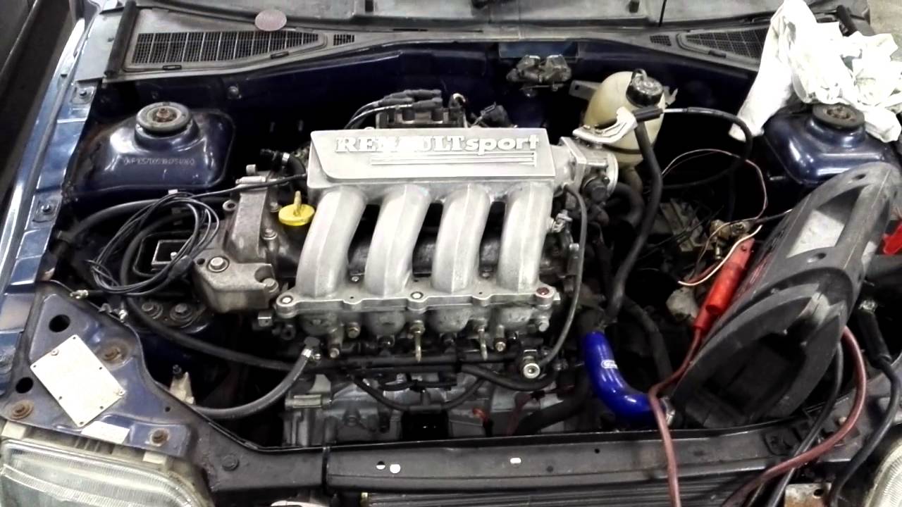 Mk1 clio F4R first start - YouTube