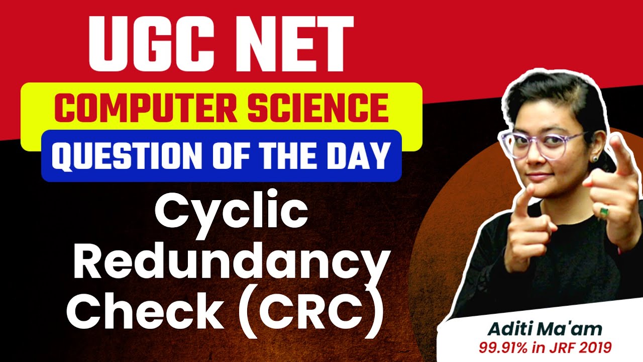 UGC NET Computer Science | Cyclic Redundancy Check | Computer Networks ...