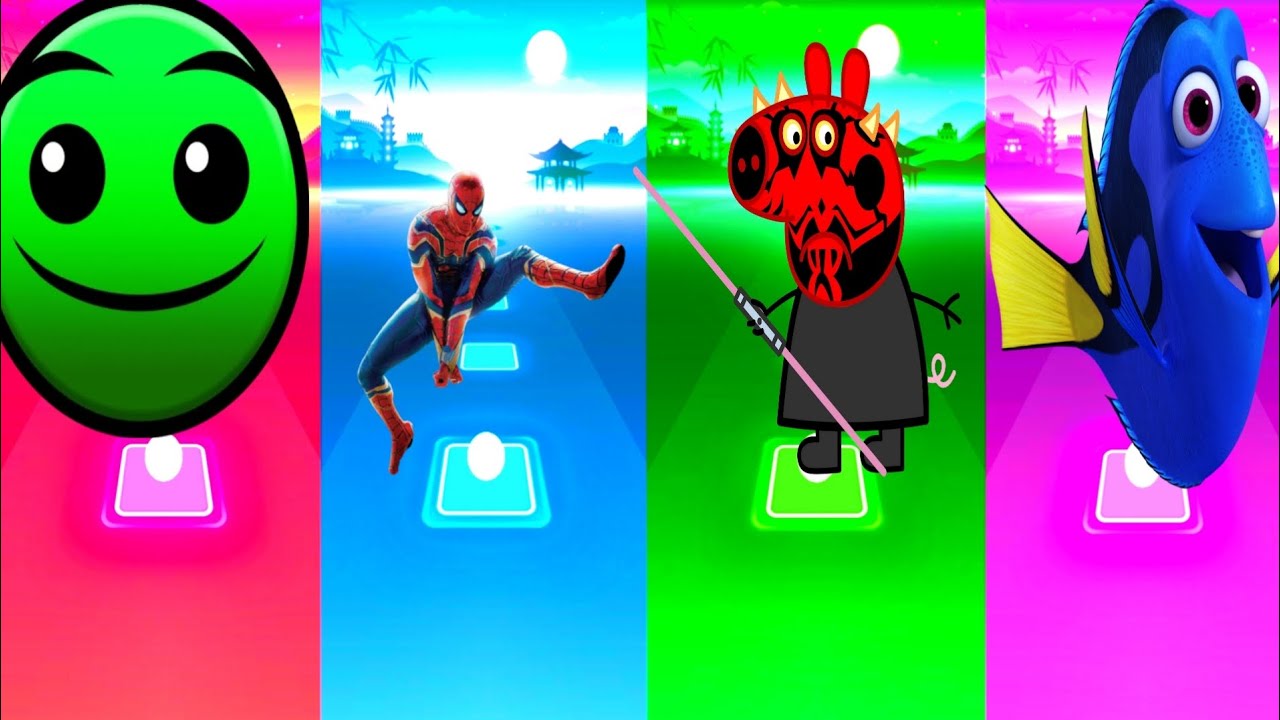 Fire In The Hole🆚SPIDER MAN🆚Peppa Pig Monster🆚Finding Dory💫Who is best ...