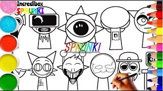 Incredibox Sprunki New Coloring Pages How To Color Sprunki Phase 1 Vs ...