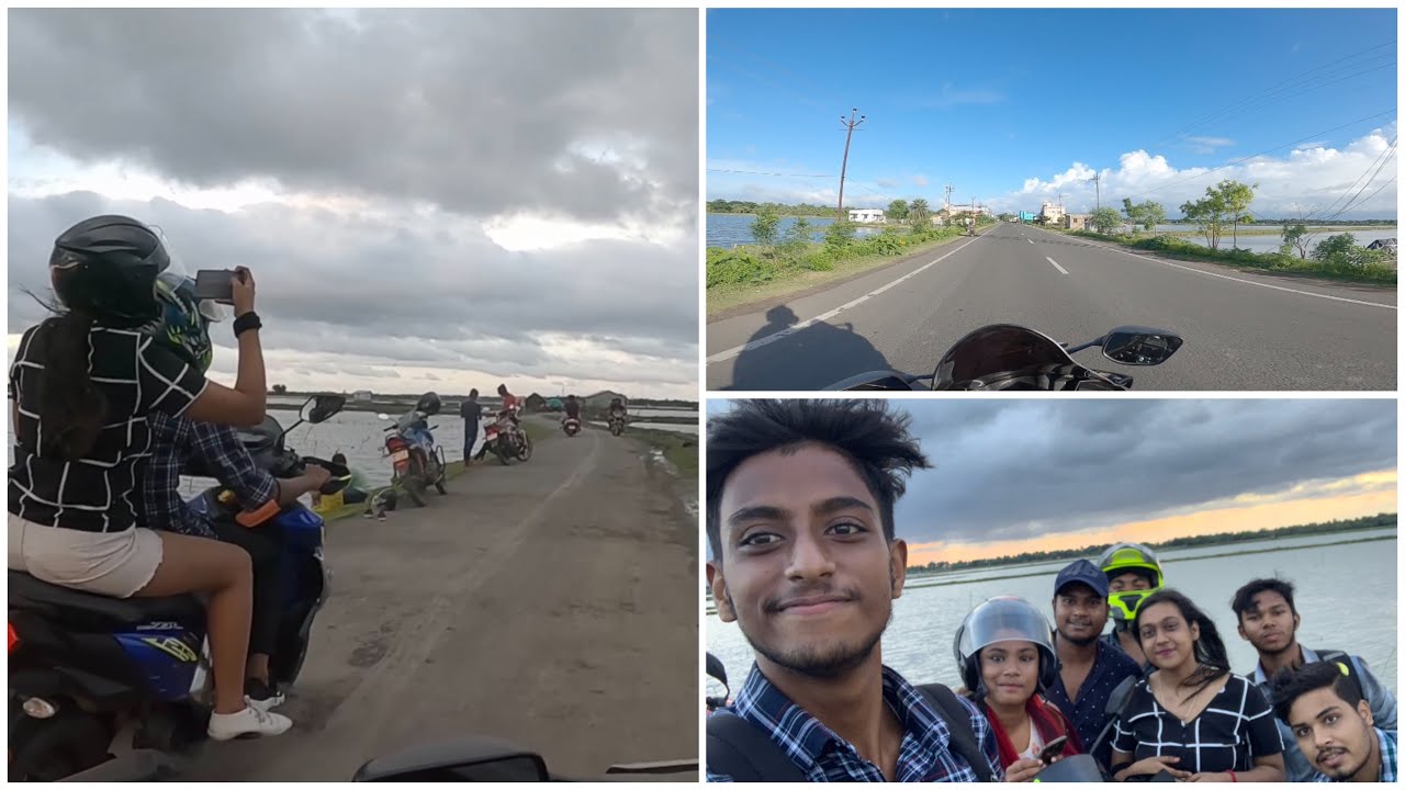 Evening Ride with cute friends!! First long ride with new scooty ...