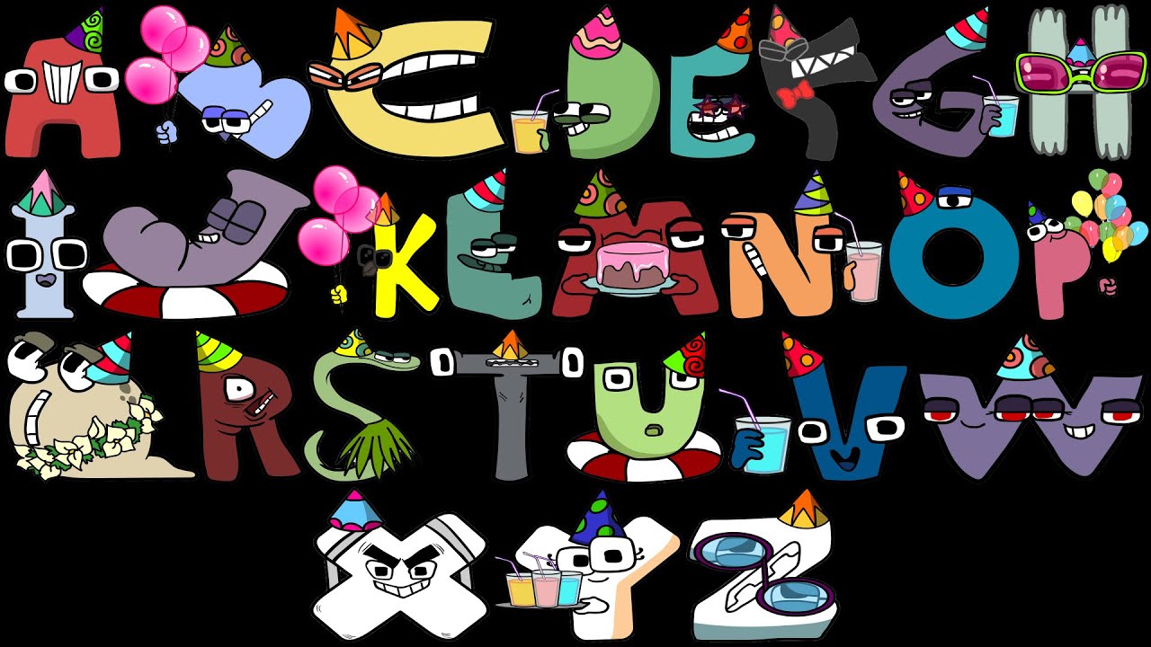 Alphabet Reverse Plush toy All Letter FROM O BUT THEY ARE IN THE PARTY ...