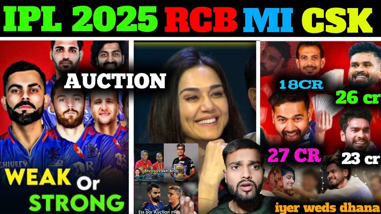 RCB fans sad 😔 | ipl auction 2025 | RCB management bad | Siraj maxwell ...