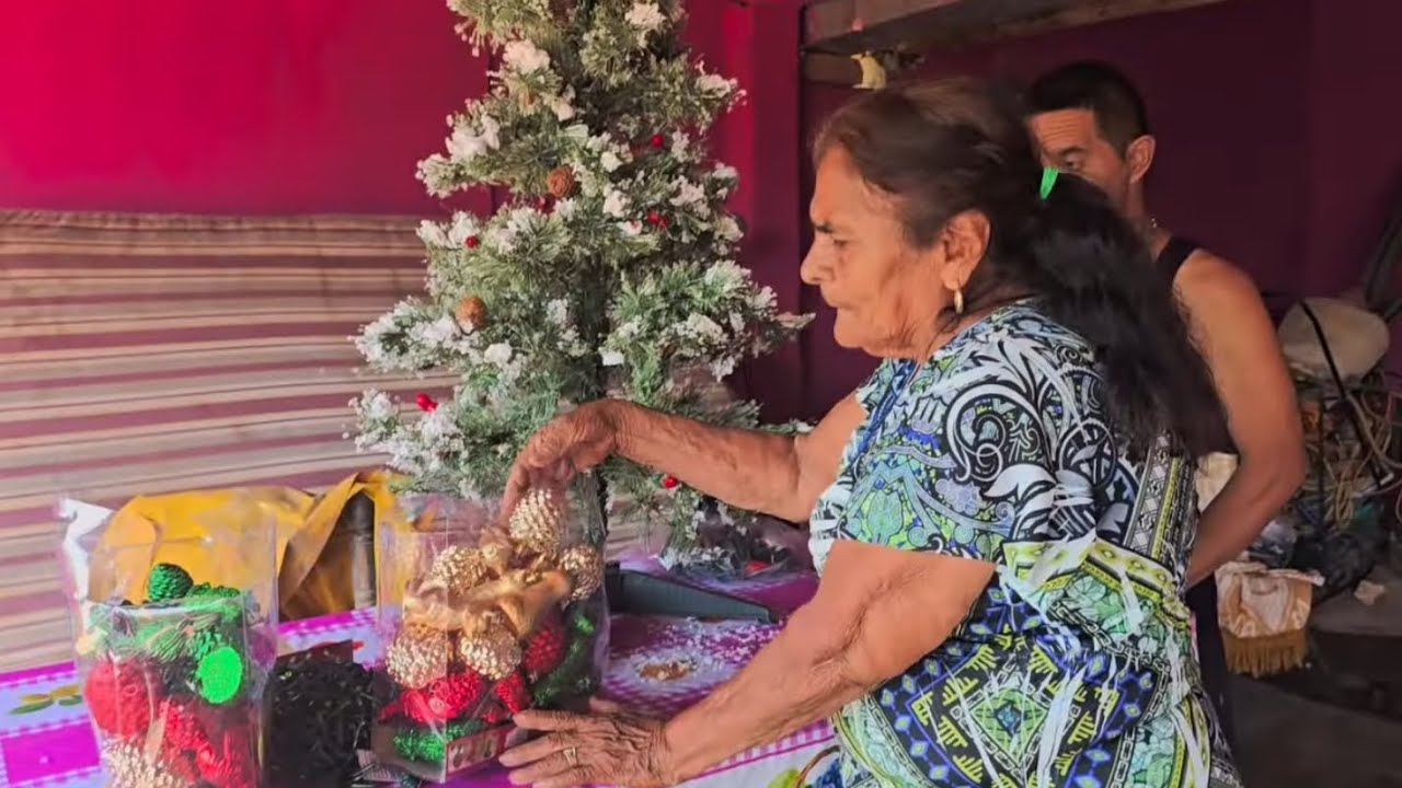 ME EQUIVOQUÉ 💁🏻‍♀️ + AYUDANDO A MI TÍA CUCA A PONER SU🎄 - YouTube